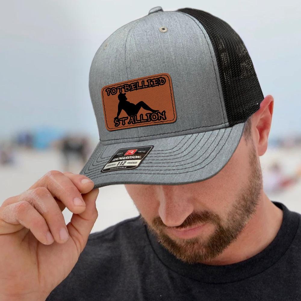 Potbellied Stallion Hat Party Hats Stallion Artwork Funny Meme Hat ...