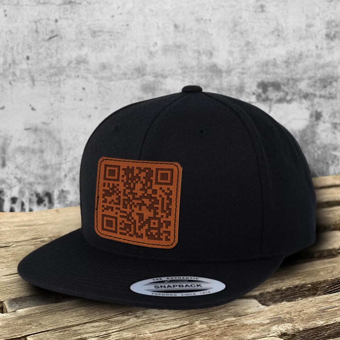 Custom QR Code Scan Me Hat Qr Code Scan Me Snapback Hat Scan Me Trucker ...