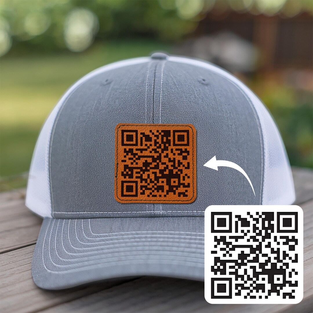 QR Code Hat Scan Me Hat Personalized Hat Trucker Logo Hat Custom ...