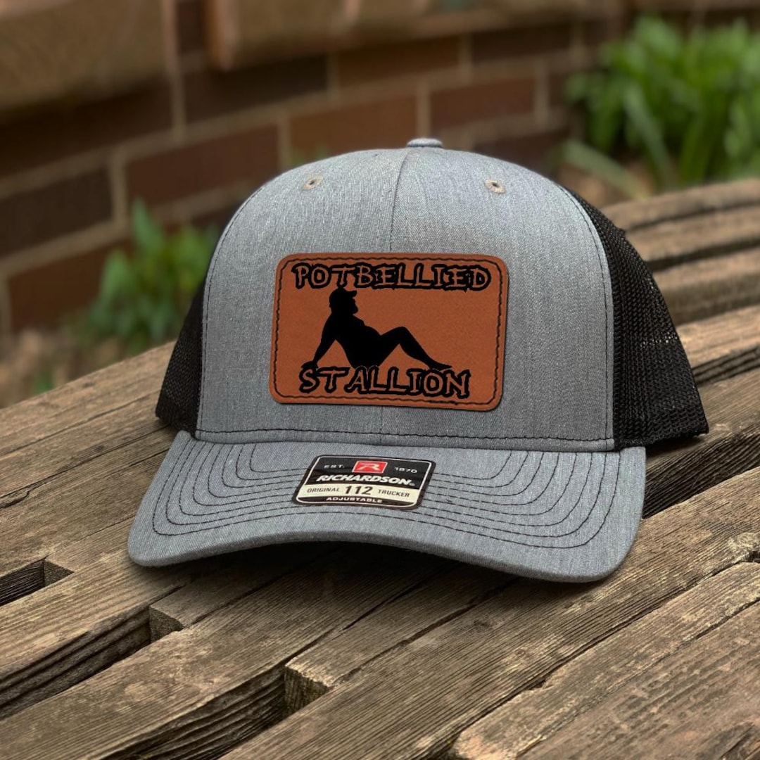 Potbellied Stallion Hat Party Hats Stallion Artwork Funny Meme Hat ...