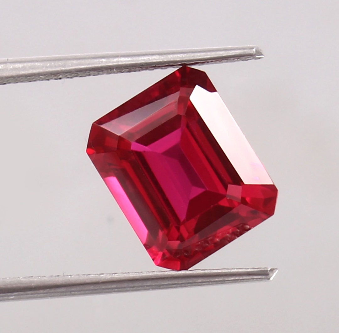 AAA Mozambique Ruby: 11x9mm Radiant Cut Loose Gemstone - Etsy