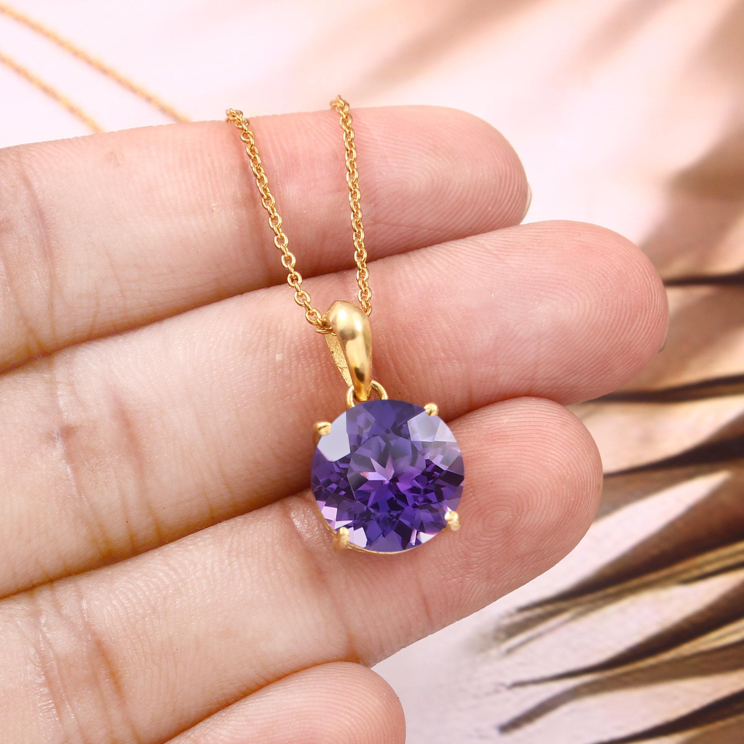 Taaffeite necklace Etsy