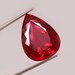 AAA Grade Mozambique Ruby Loose Pear Gemstone Cut, Blood Red Ruby Cut ...