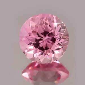 AAA 11 MM Flawless Padparadscha Sapphire Gemstone Cut, Loose Round ...