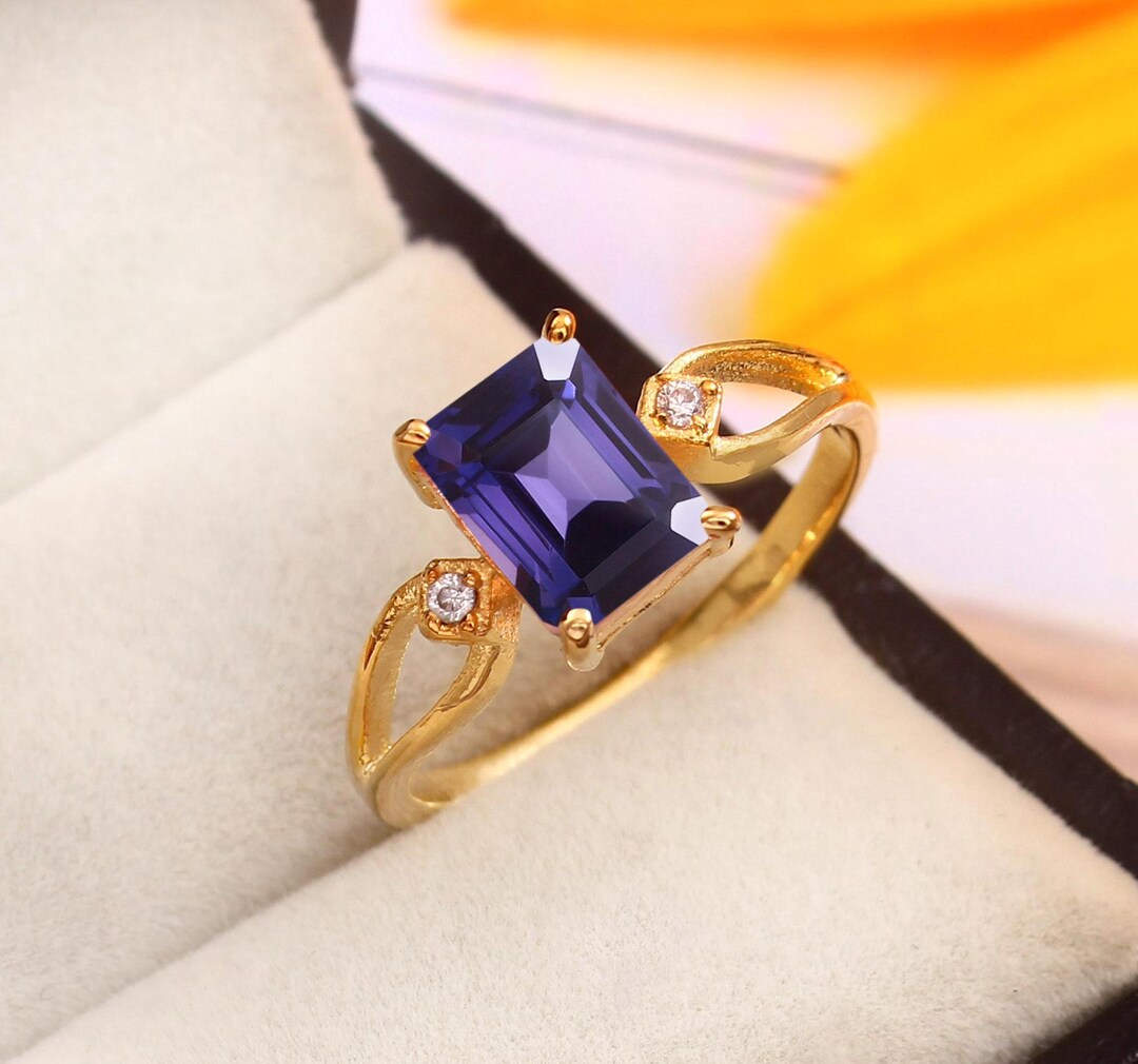 Flawless Taaffeite Sapphire Ring Purple Pink Sapphire Sapphire Radiant ...