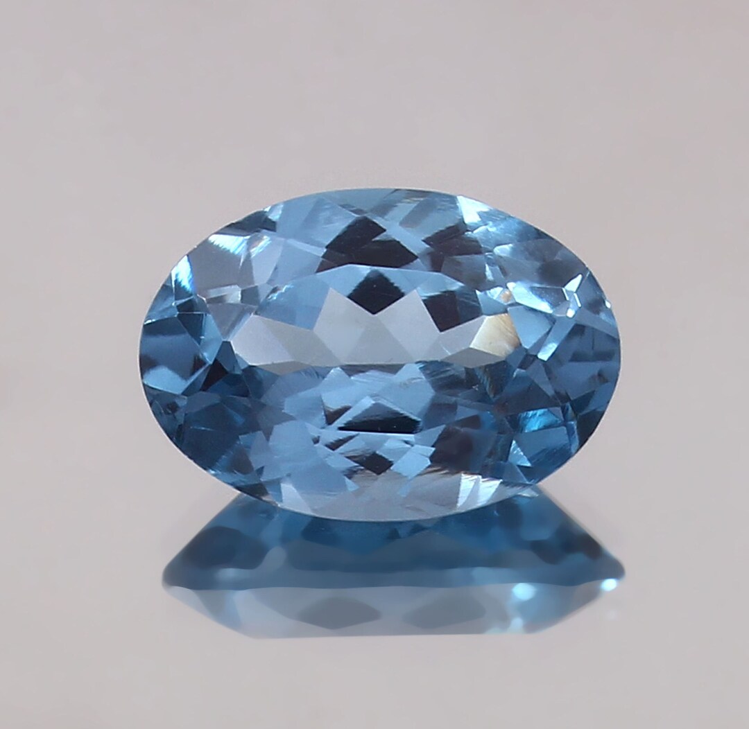 AAA Santa Maria Aquamarine Gemstone: 13x9mm Oval Loose Stone - Etsy