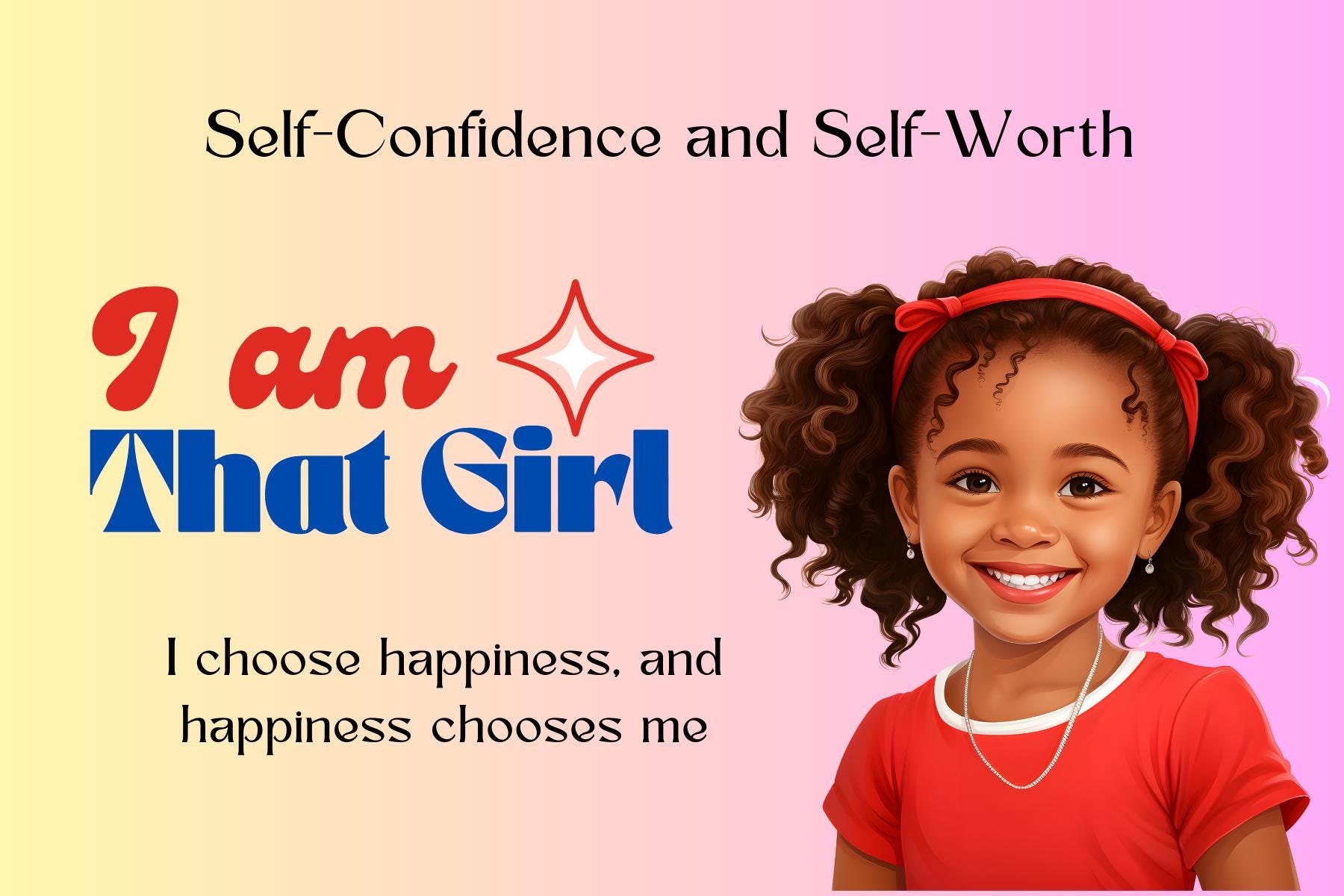Self-care Empower Lives Girls Confidence Affirmation Cards - Etsy