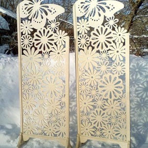 Digital Product - Butterfly Iron Gate Screen Laser Cut - Etsy