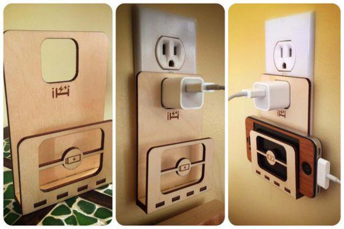 Laser Cut Mobile Phone Charging Holder - Etsy