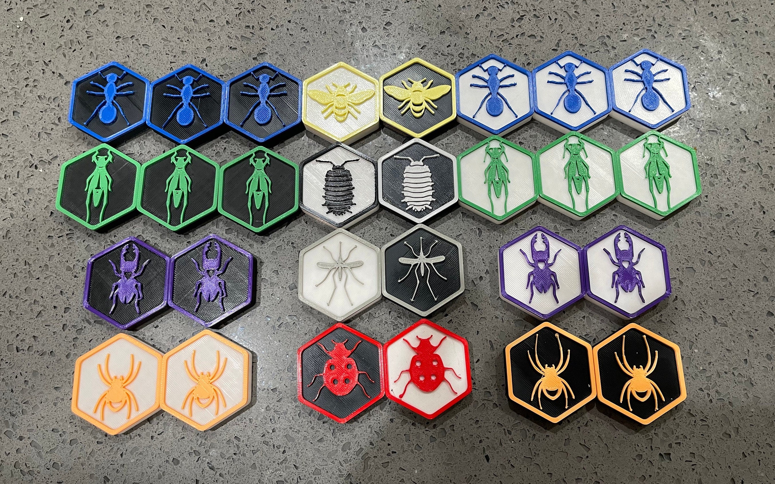 Hive Tabletop Game W/ All Expansions - Custom Colors - Etsy