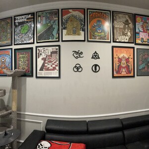 Led Zeppelin Symbols - Wall Decor - 3d Printed - Custom Colors - Etsy