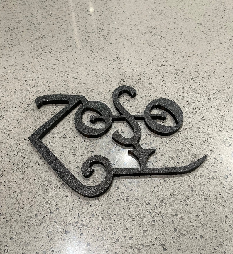 Led Zeppelin Symbols Wall Decor 3d Printed Custom Colors - Etsy
