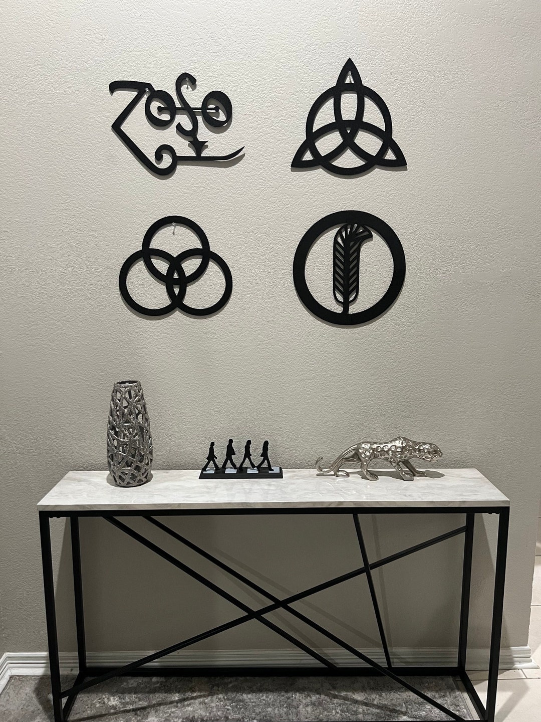 Led Zeppelin Symbols Wall Decor 14 Inch Version - Etsy
