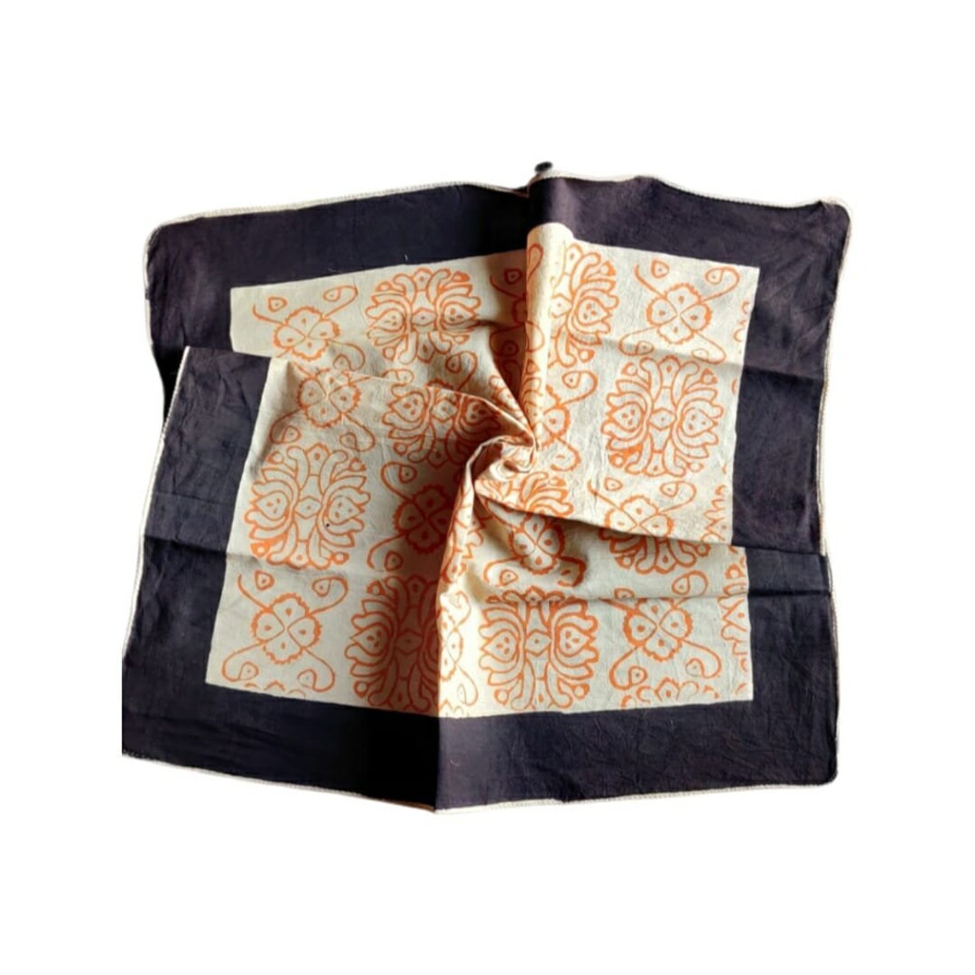 Block Printed Cotton Bandana for Women-stylish Handcrafted Headscarf ...