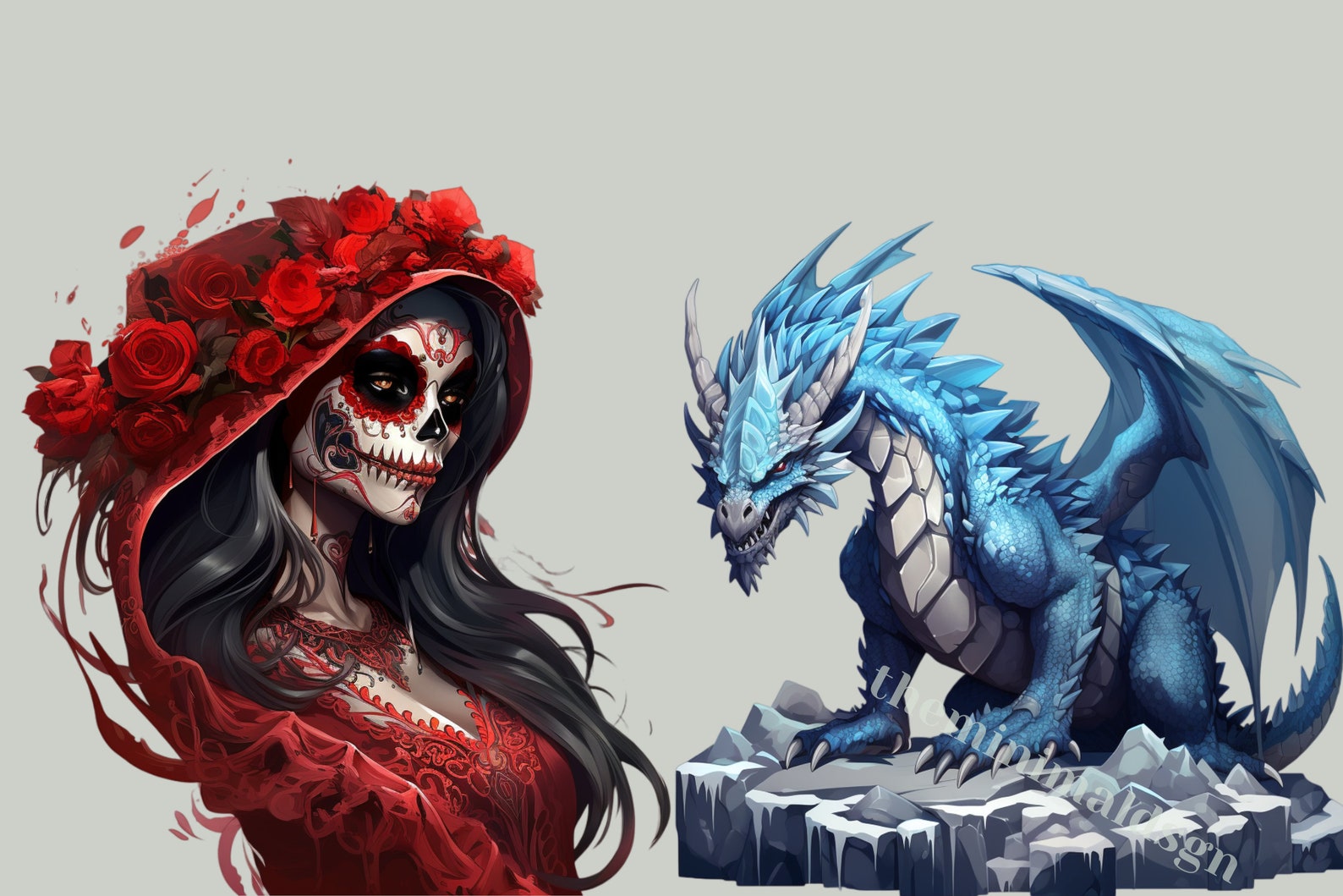 Dota 2 Inspired Clipart Bundle, Mythical, Fantasy, Creatures, Books, Game, PNG, Clipart Bundle ...