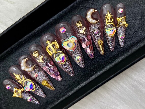 Kawaii Usagi Sailor Moon Nail Moon Prism Nail Sailor Moon - Etsy