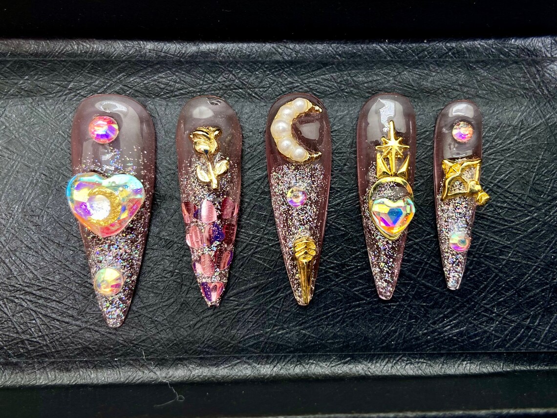 Kawaii Usagi Sailor Moon Nail Moon Prism Nail Sailor Moon - Etsy