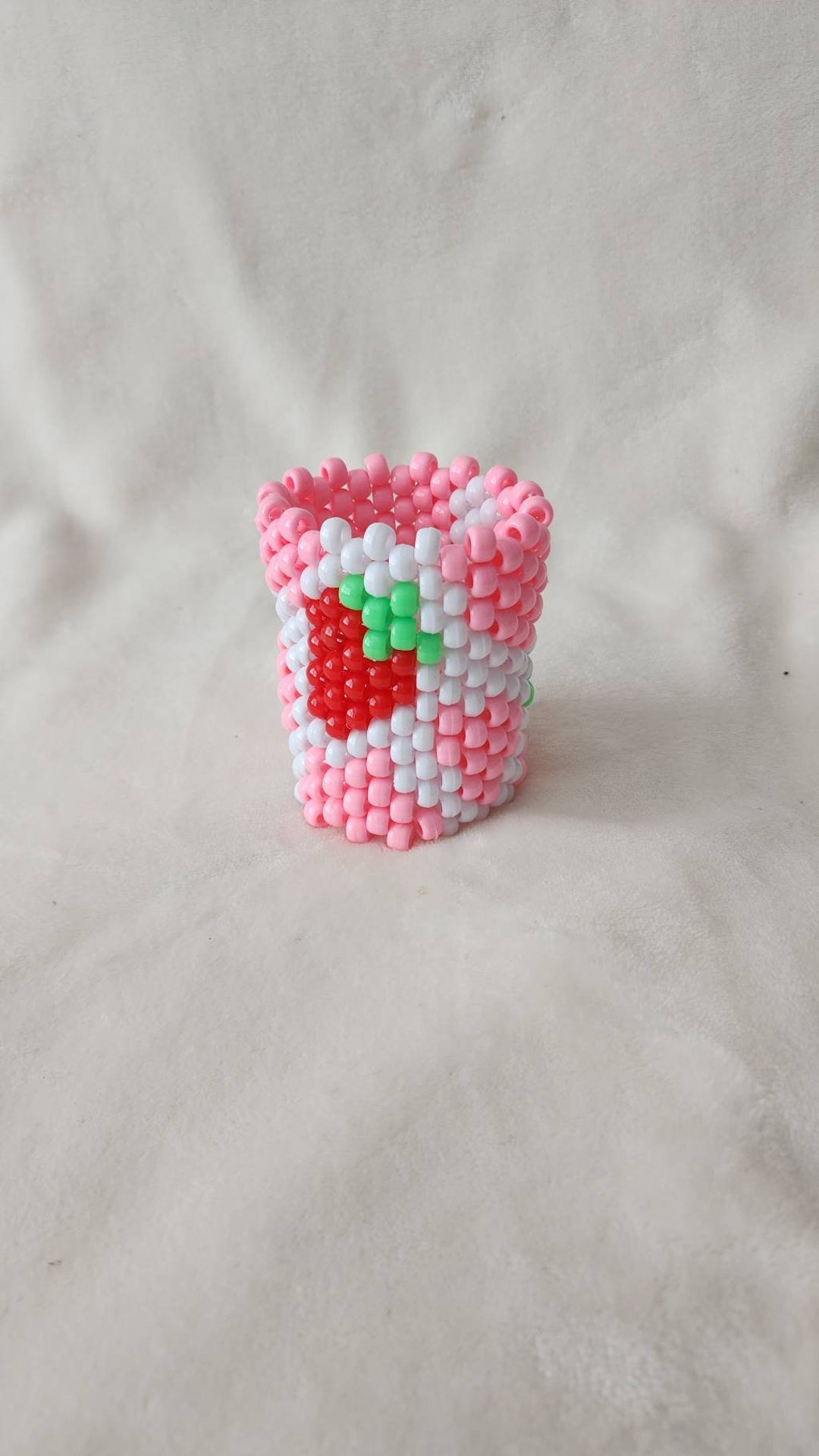 Strawberry Cow Kandi Bracelet - Etsy