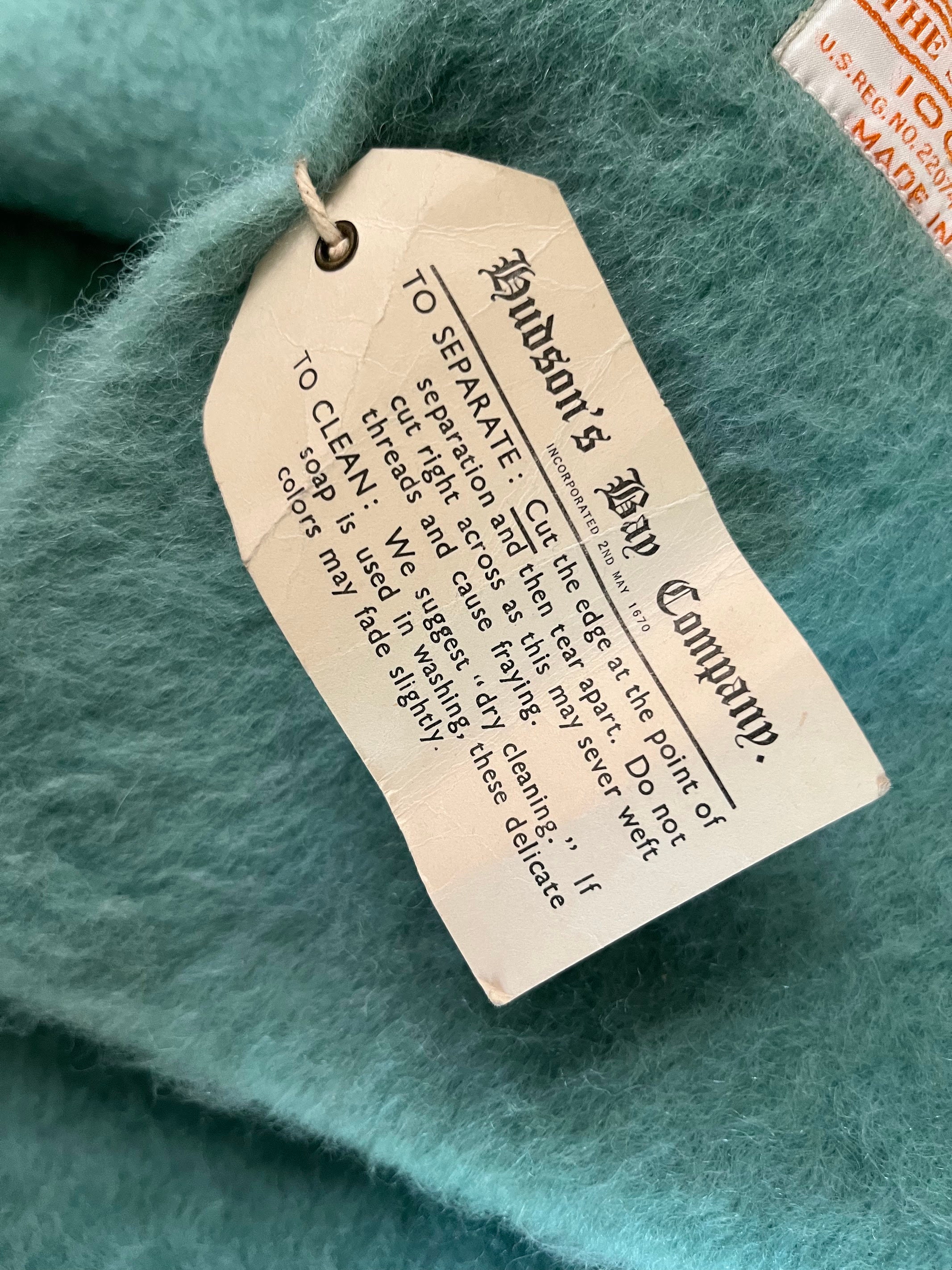 HUDSON BAY POINT Blanket Rare-uncut - Etsy