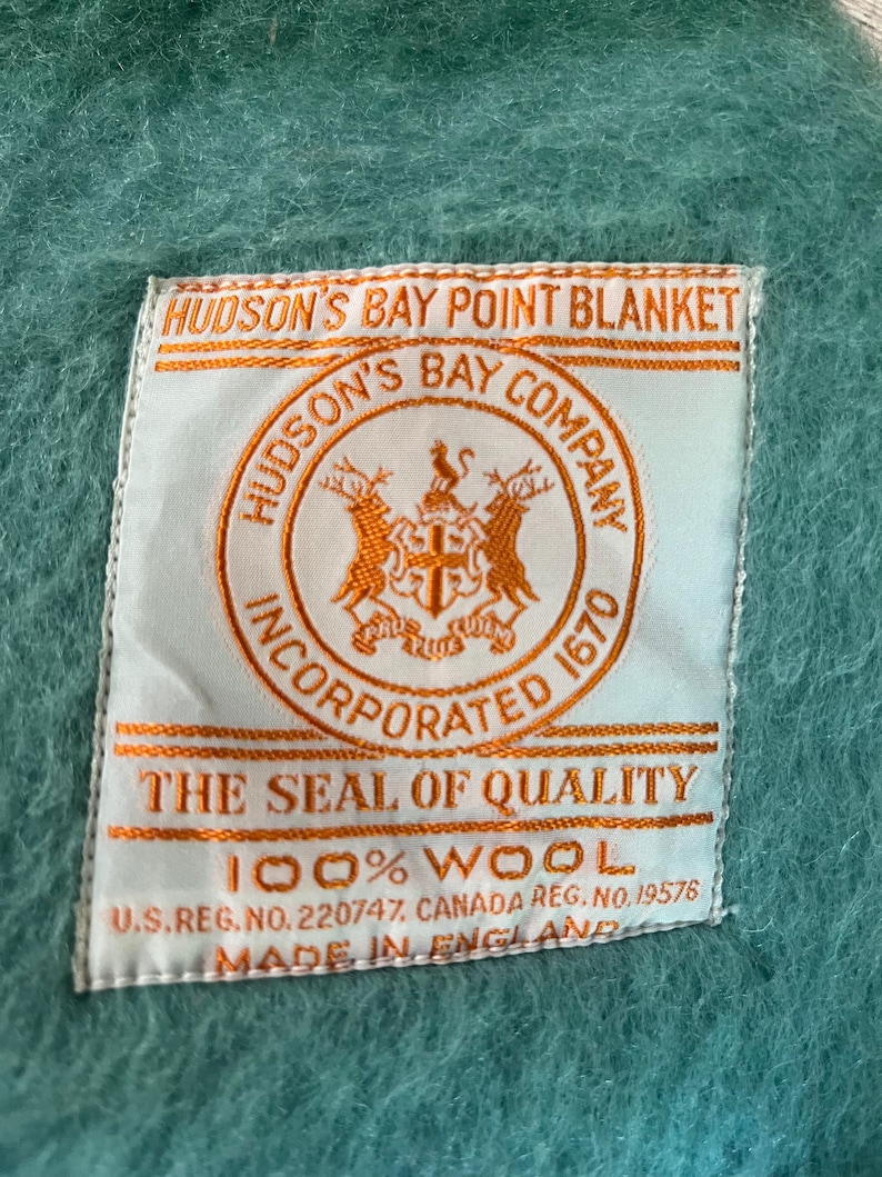 HUDSON BAY POINT Blanket Rare-uncut - Etsy