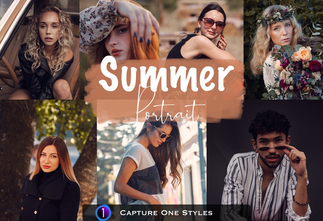7 Summer Portrait Capture One Styles Portrait, Lifestyle, Blogger, Warm ...