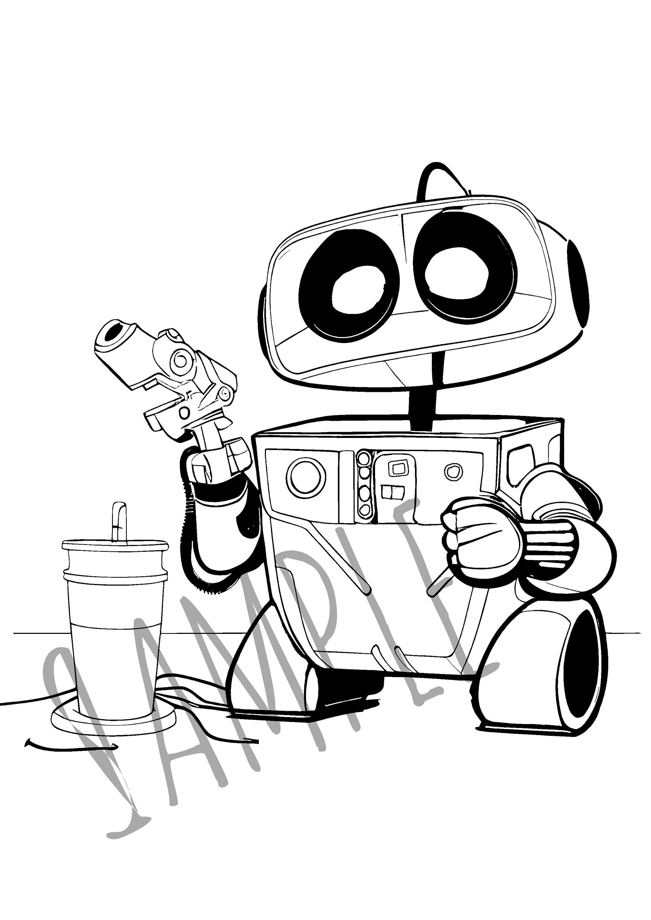 Robot Coloring Pdf Pages | Unleash Your Creativity With Our Printable ...