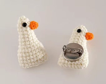 Handmade Crochet Cute Circus Clown Pin Badge | Bag Accessories ...
