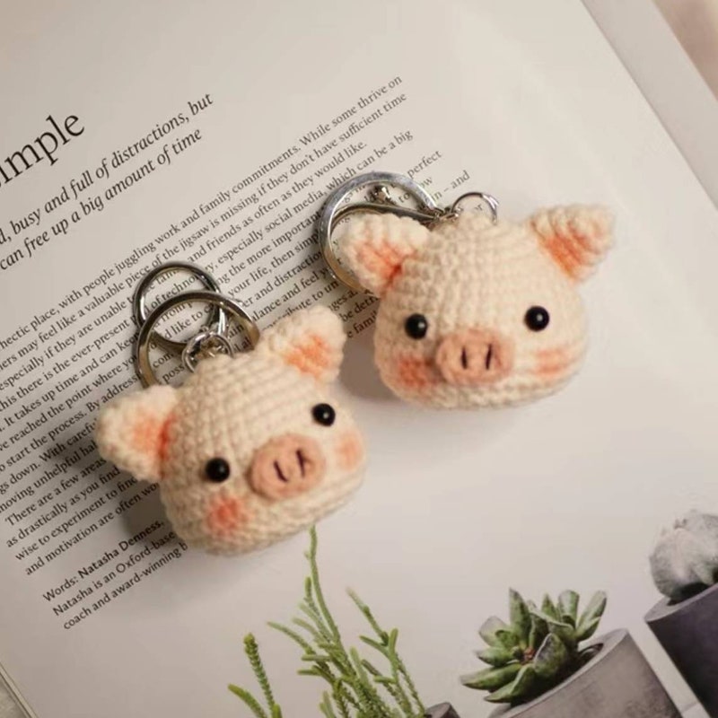 Pig Key Chains - Etsy