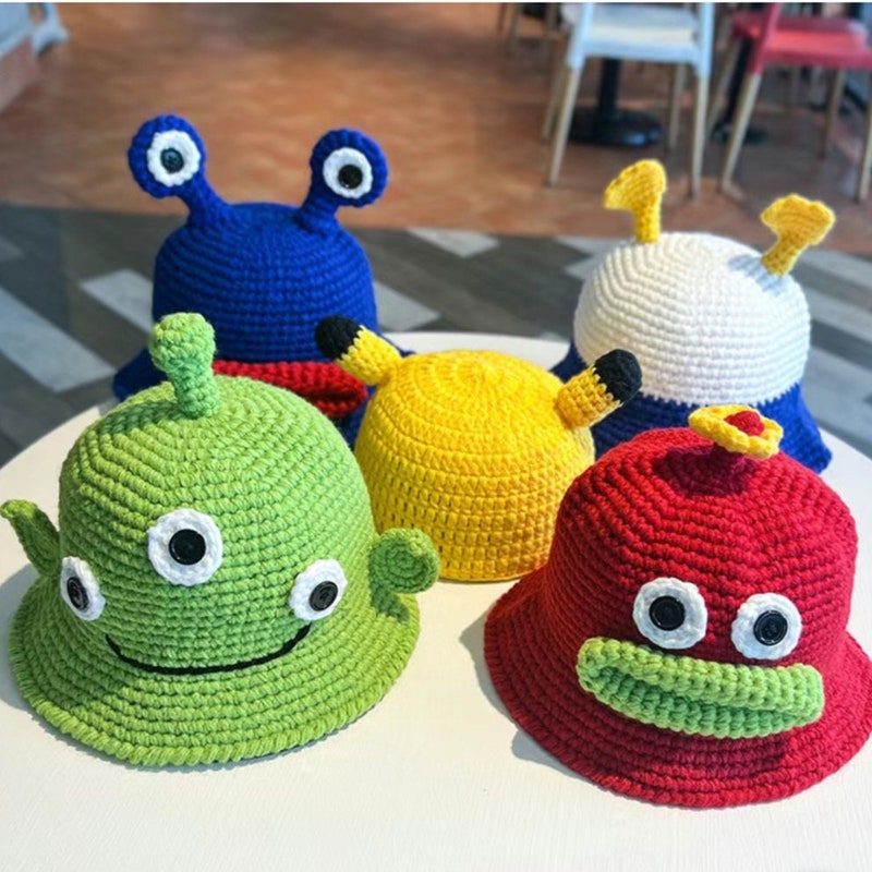 Green Monster Hat - Etsy