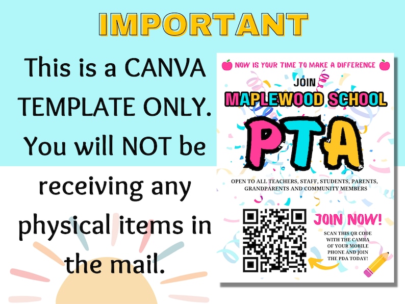 Editable PTA/PTO Membership and Volunteer Form PTA Hand Out Templates ...