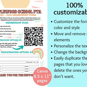 Editable PTA Flyer Bundle PTA Hand Out Templates Pta Calendar Flyer Why ...