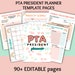 Editable PTA President Planner Binder, PTO Forms Bundle, Hand Out ...