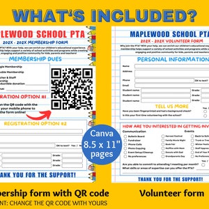 Editable PTA Flyer Bundle PTA Hand Out Templates Pta Calendar Flyer Why ...