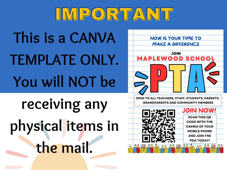 Editable PTA Flyer Bundle PTA Hand Out Templates Pta Calendar Flyer Why ...