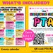 Editable PTA Flyer Bundle PTA Hand Out Templates Pta Calendar - Etsy