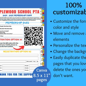 Editable PTA Flyer Bundle PTA Hand Out Templates Pta Calendar Flyer Why ...