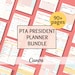 Editable PTA President Planner Binder, PTO Forms Bundle, Hand Out ...
