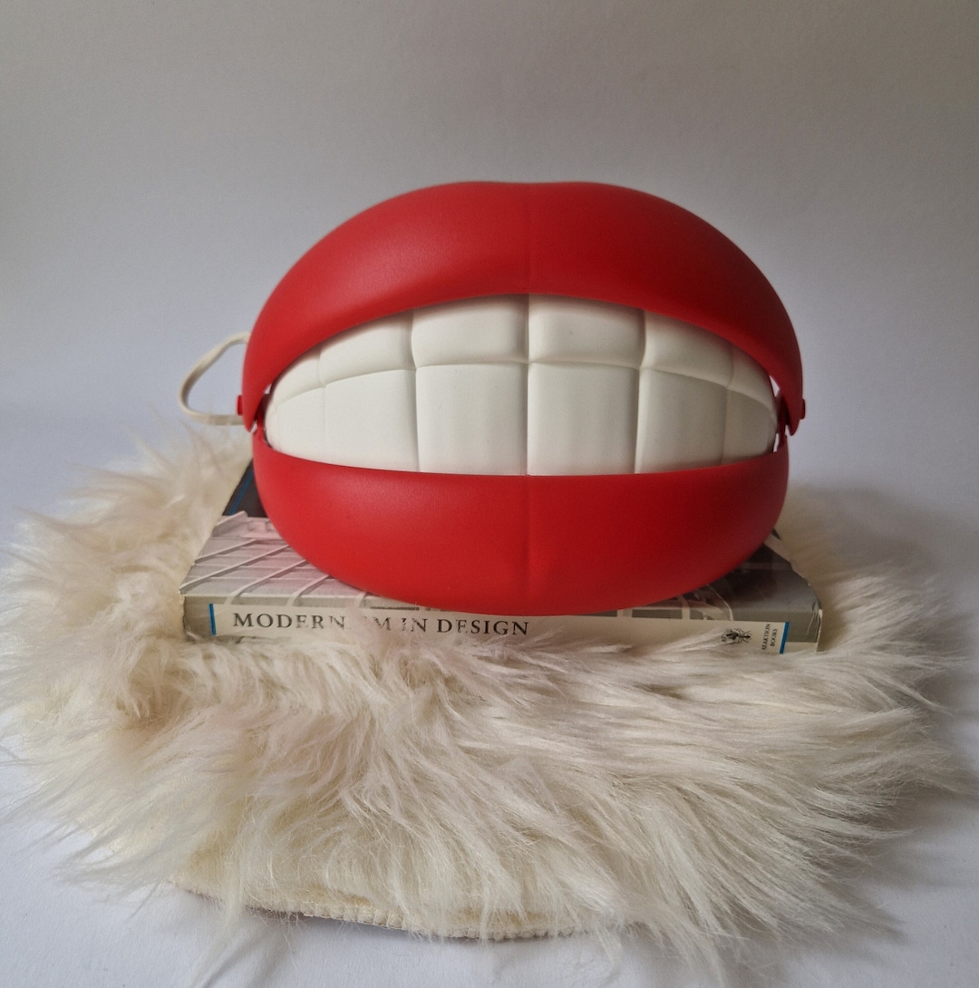 Vintage IKEA Flabb Lamp Retro Ikea 1990s Mouth Lips Smile Pop Art Space ...