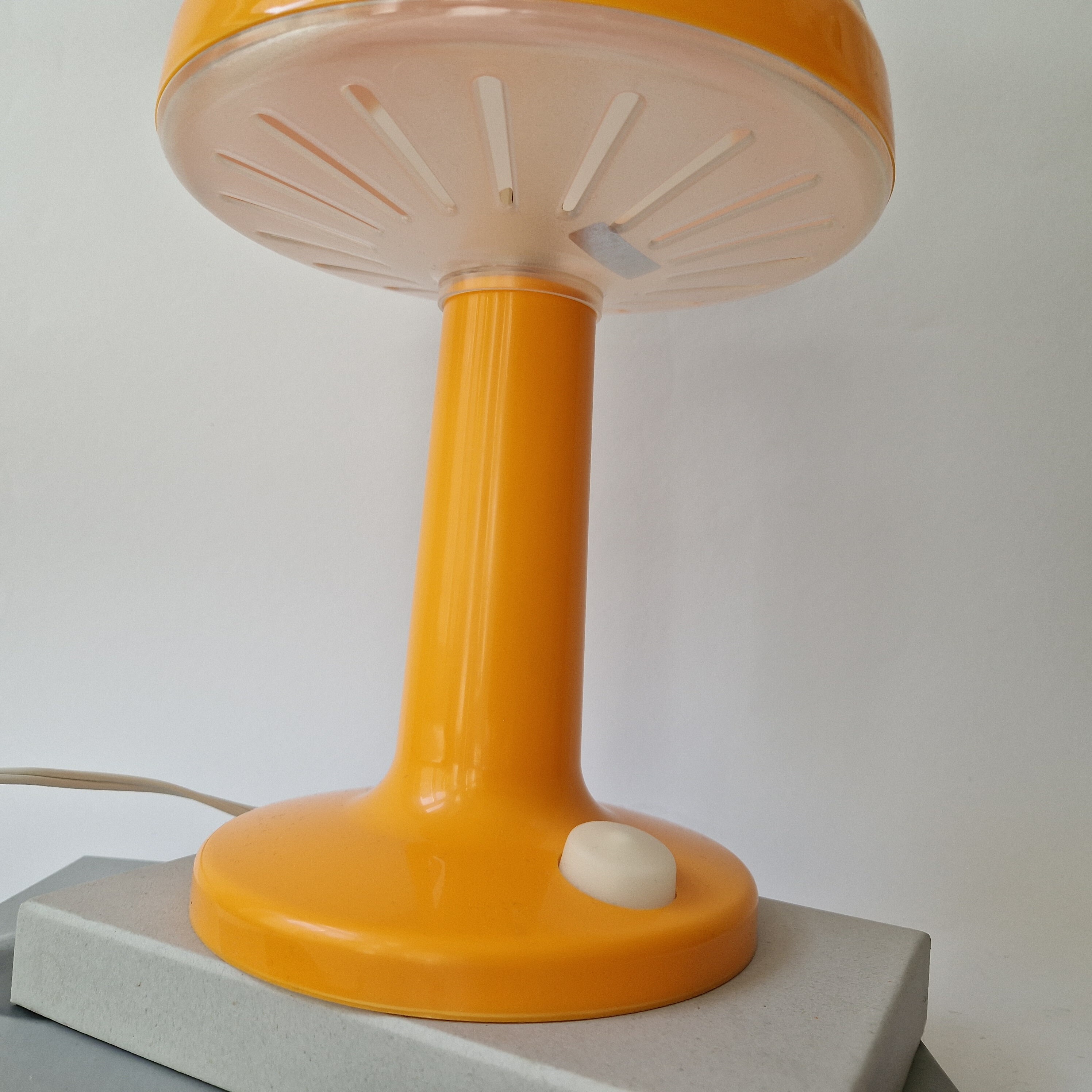 Vintage IKEA Lamp SKOJIG Mushroom Lamp With Orange Clouds Henry Preutz ...