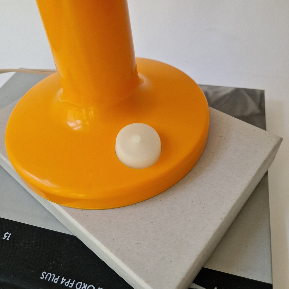 Vintage IKEA Lamp SKOJIG Mushroom Lamp With Orange Clouds Henry Preutz ...