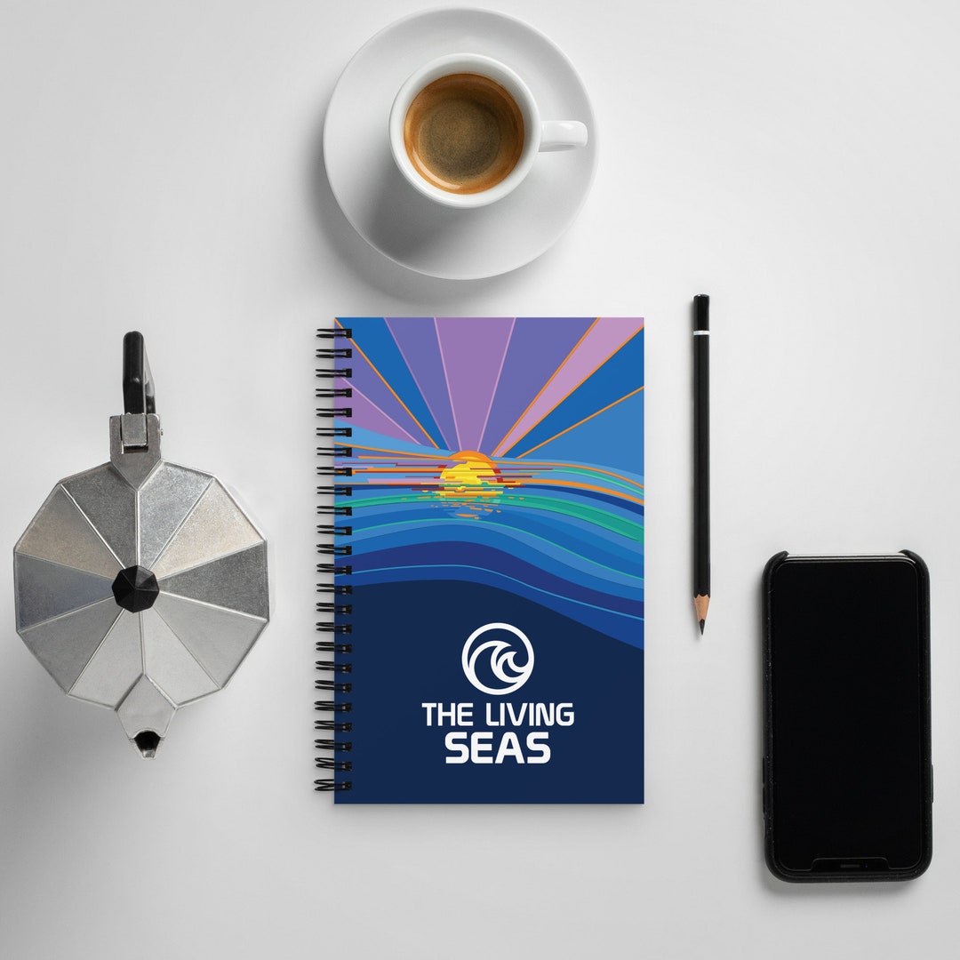 Epcot Living Seas Digital Art Spiral Notebook Walt Disney World WDW - Etsy