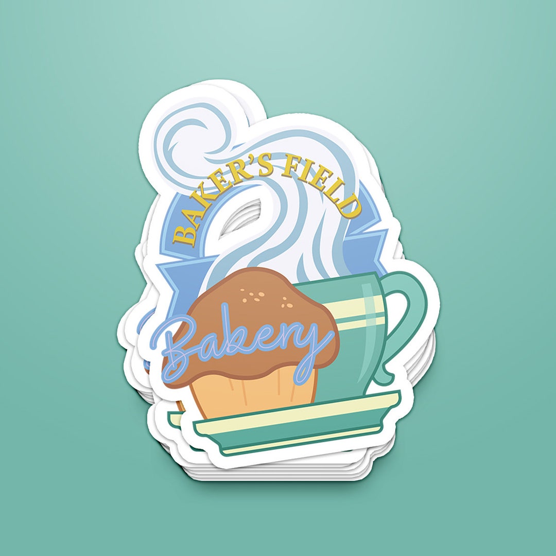 Bakers Field Bakery Logo Sticker Disney California Adventure ...