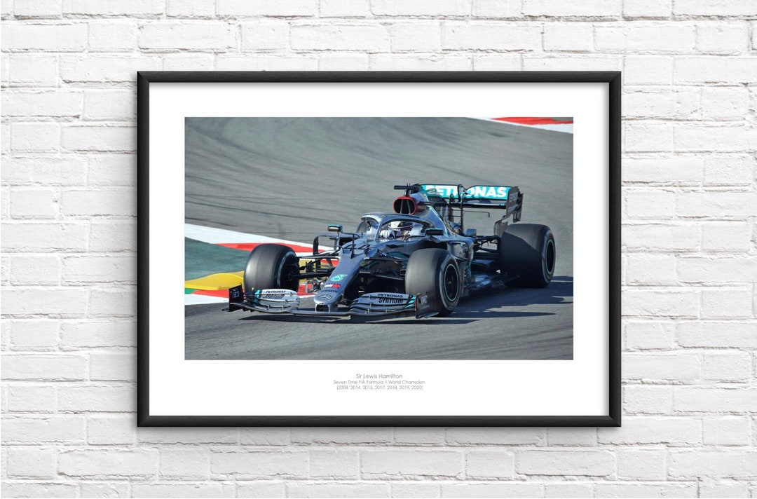 Lewis Hamilton Commemorative Framed Print - Etsy
