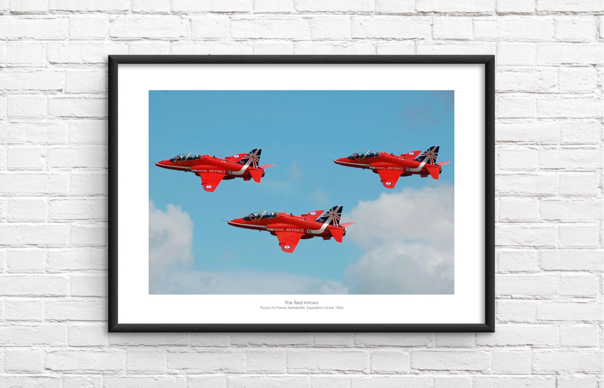 RAF Red Arrows Commemorative Framed Print - Etsy