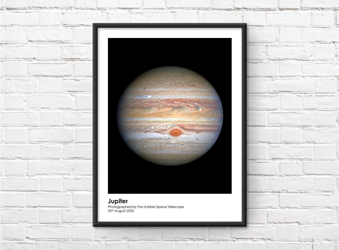 Jupiter Close up Image Framed Print - Etsy