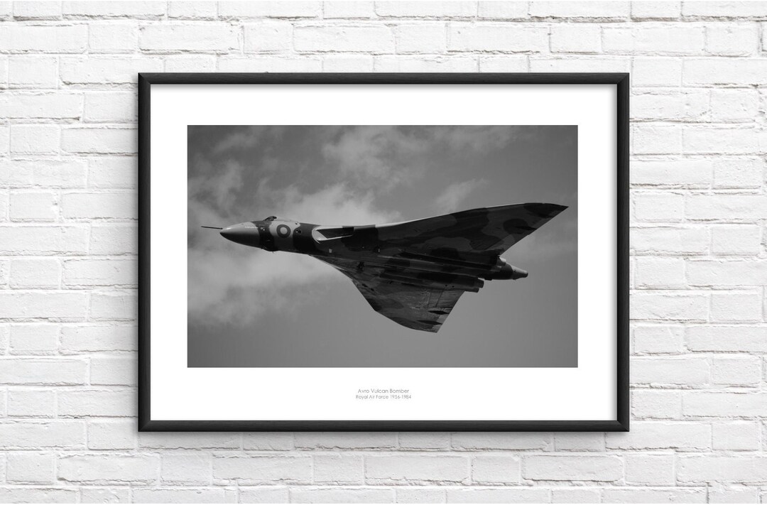 Vulcan Bomber Commemorative Framed Print - Etsy UK