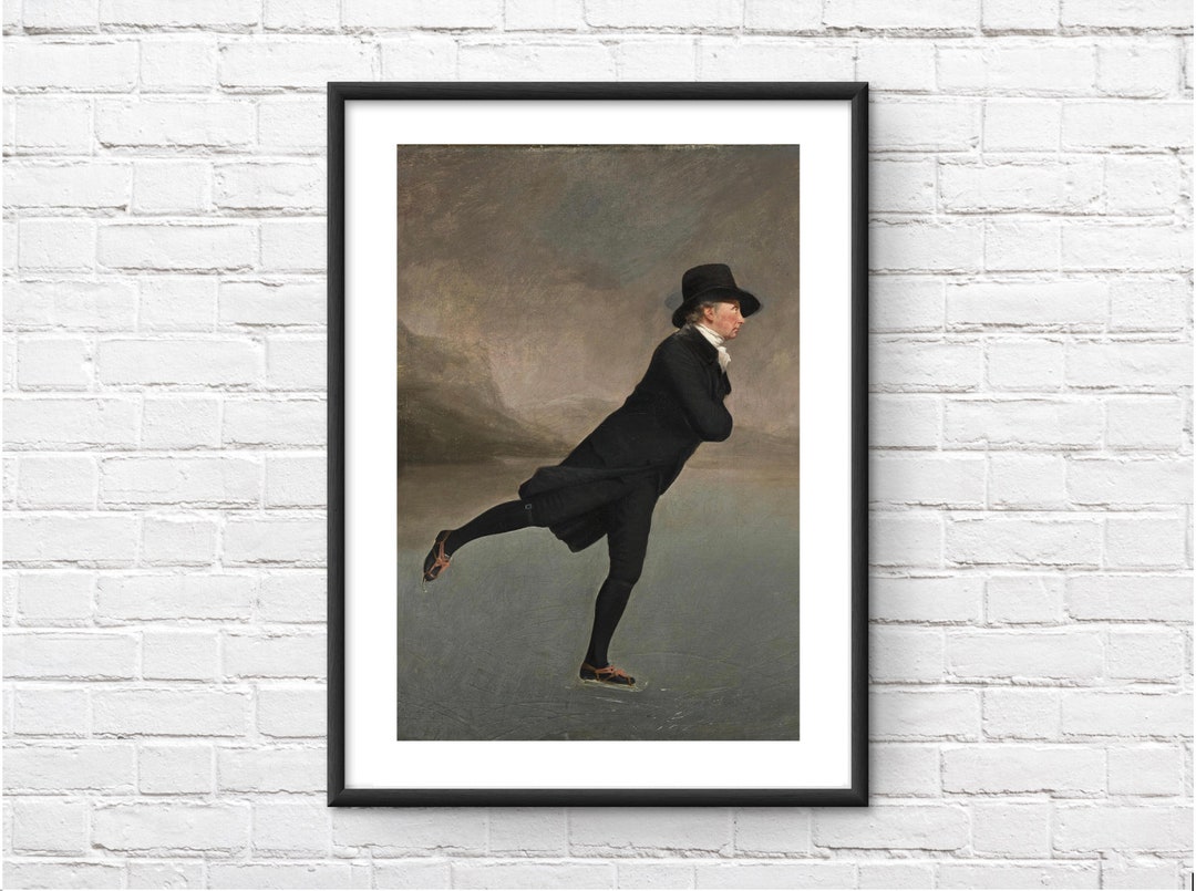 The Skating Minister Painting Reproduction Framed Print - Etsy