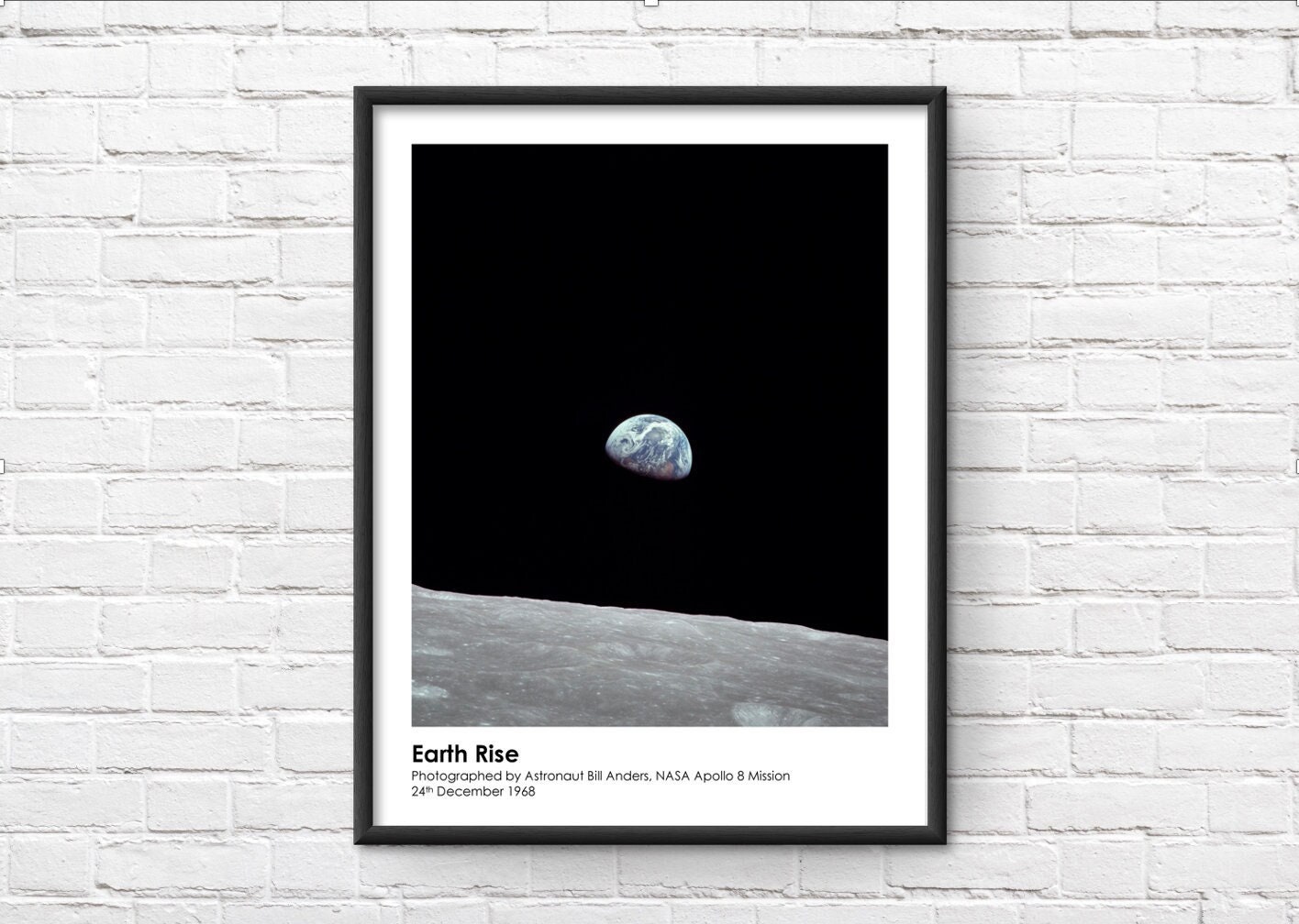 Earthrise Apollo 8 1968