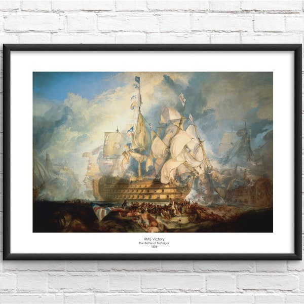 Hms Victory Print - Etsy