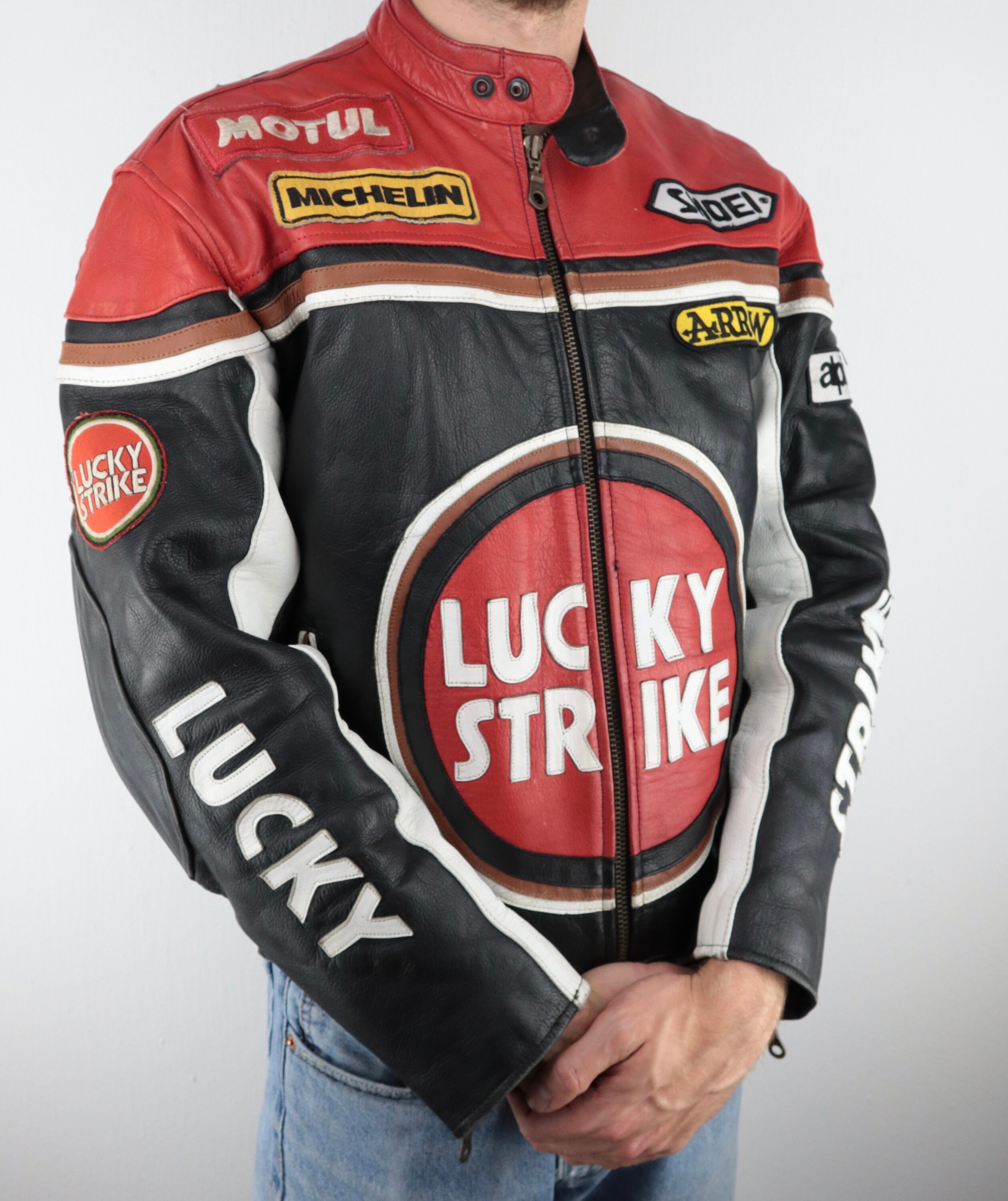 SUPERRARE 80s RACING JACKET Lucky Strike - Etsy.de